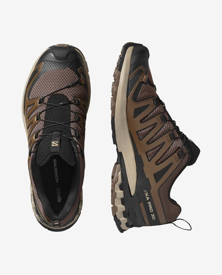 (取寄) サロモン メンズ イクサ プロ 3D Salomon men XA Pro 3D Falcon/Desert Tan/Black Salomon XA Pro 3D V9 Hiking Shoe - Falcon/Desert Tan/Black
