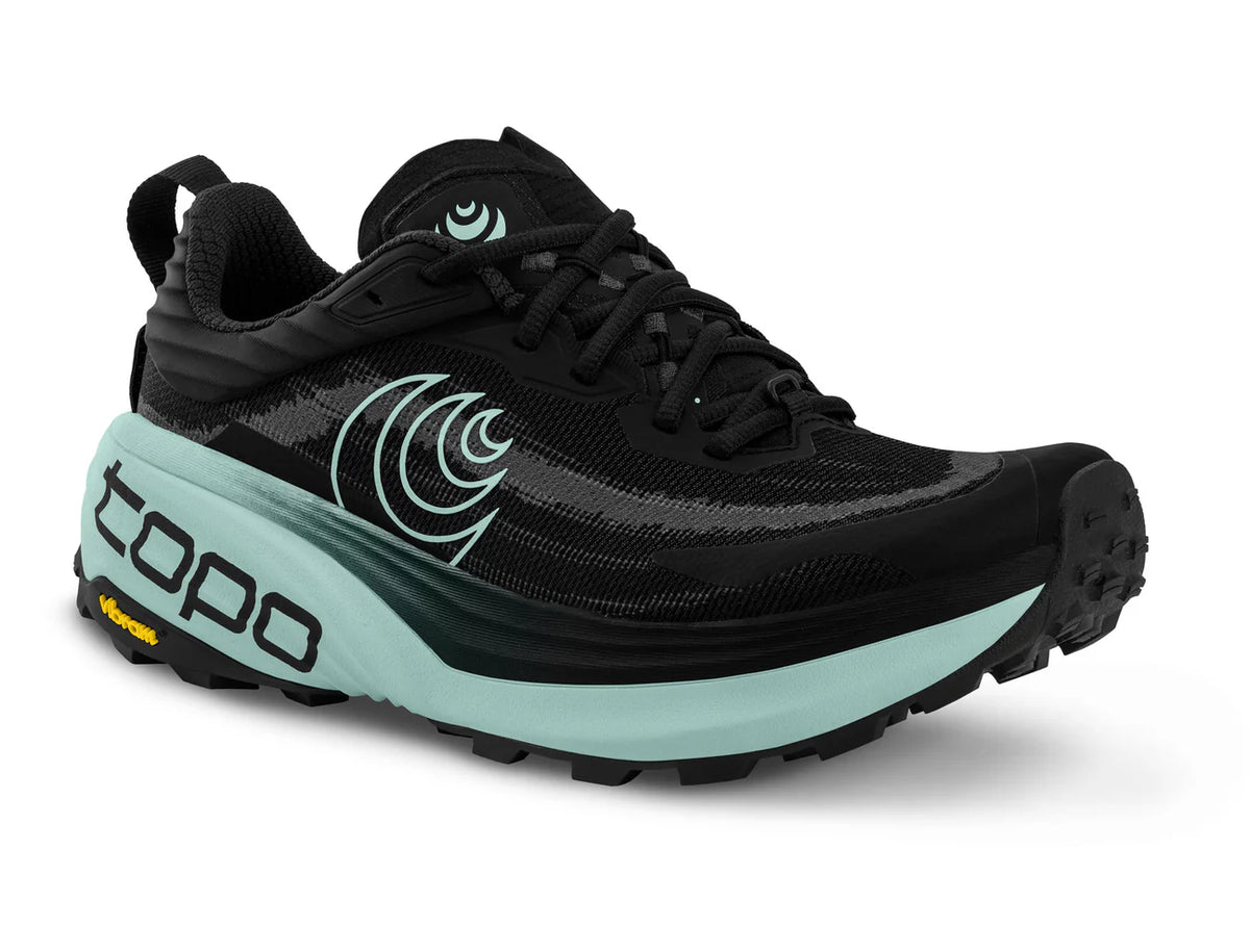 Topo Athletic Vista Trail Shoe - Black/Mint | Comfortable Shoes ...