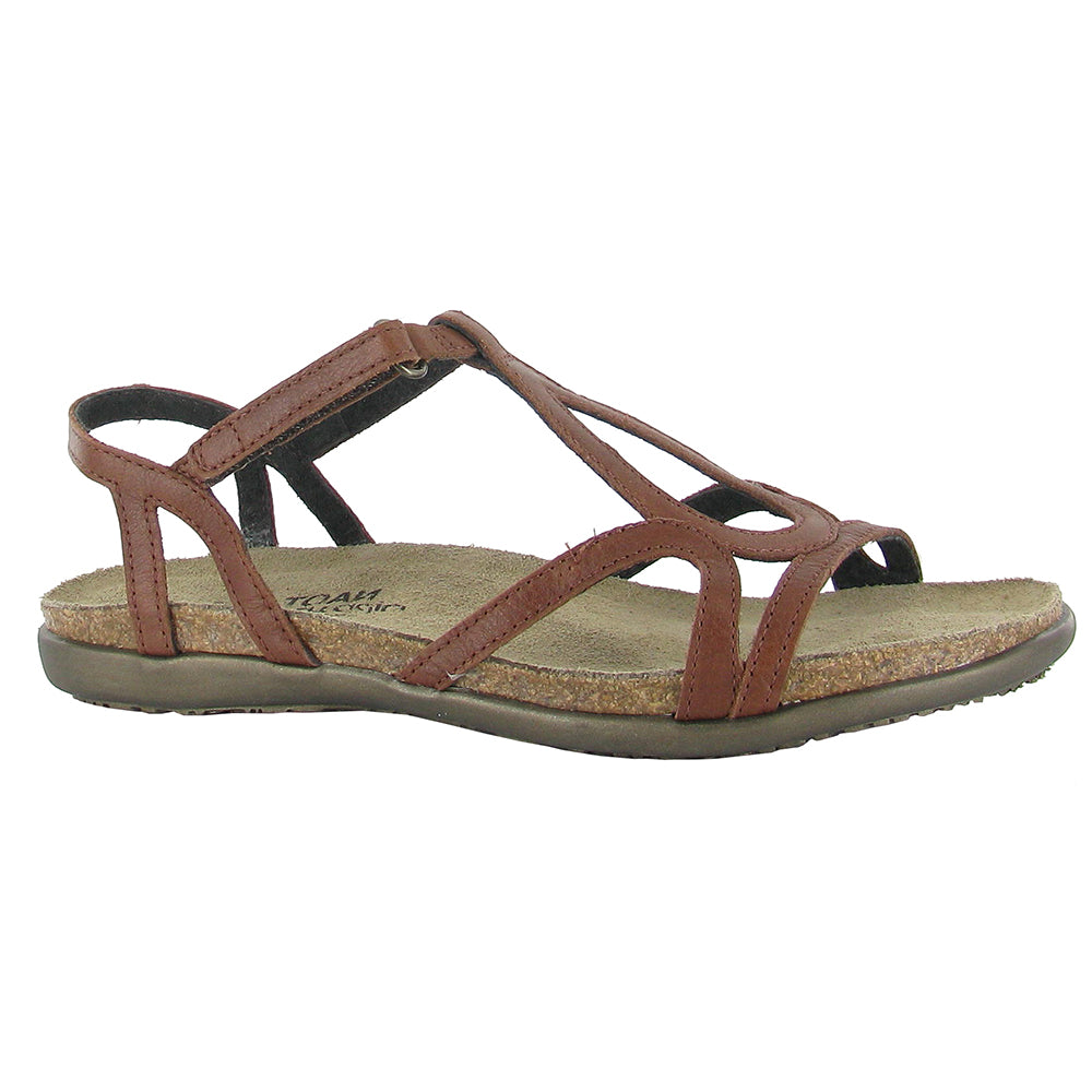 Naot Dorith Sandal - Soft Chestnut Leather | Comfortable Shoes ...