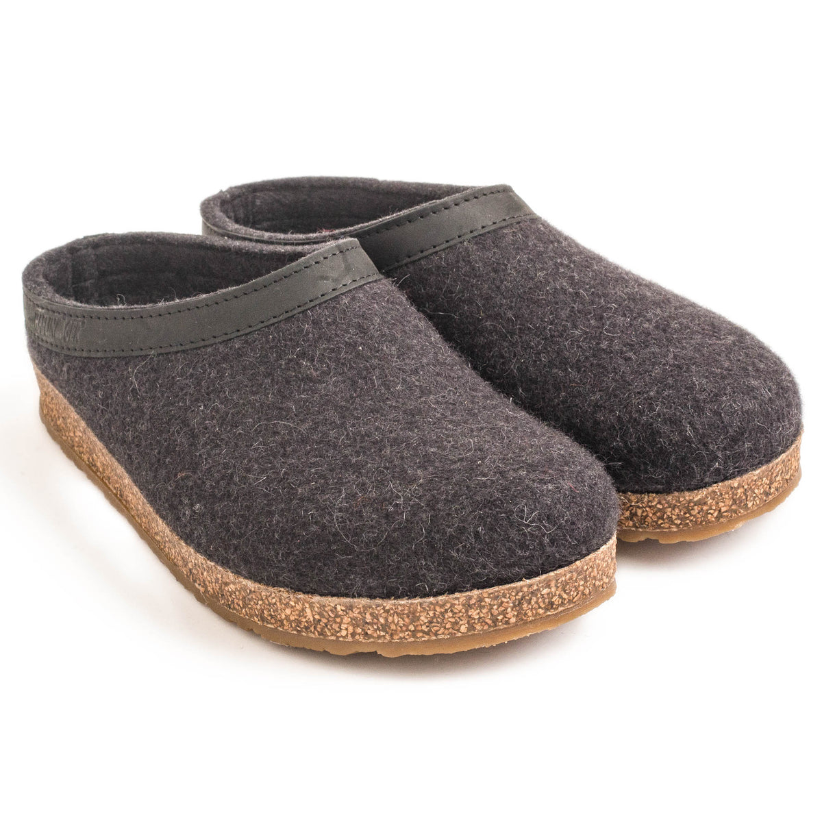 Haflinger GZL Wool Clog - Charcoal | Comfortable Shoes – Pedestrian Shops